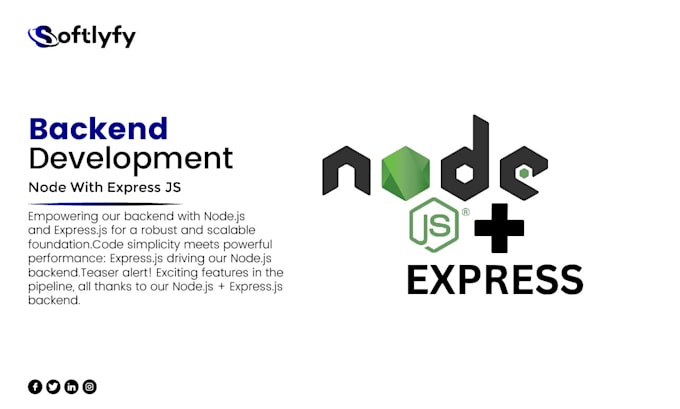 Be Your Node Js Developer For Developing Backend Apis By Softlyfy Fiverr