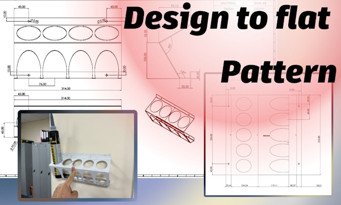 Produce flat patterns for your sheet metal designs by C_drinkall | Fiverr