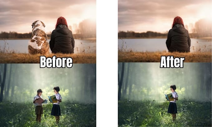 Expert photo manipulation services seamlessly add or remove people and objects by Neshto94 | Fiverr