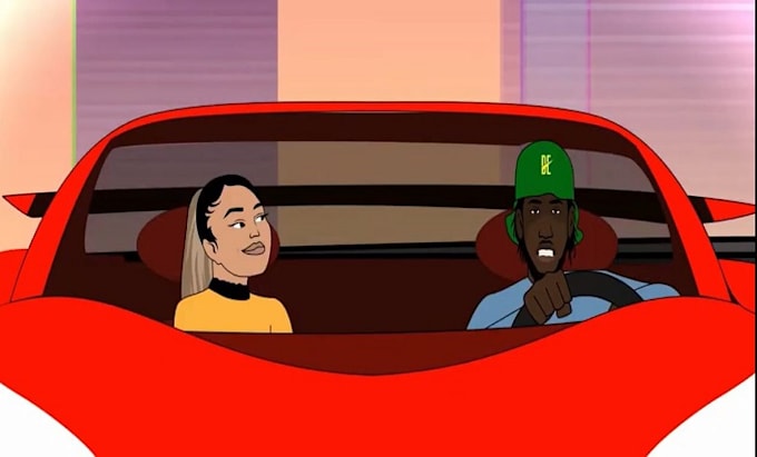 Make a lofi girl animation, 2d rap animated music, looped video ...