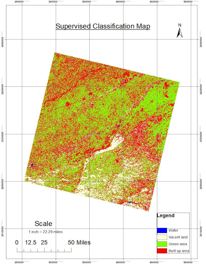 Do Gis Mapping Analysis And Erdas Imagine Classification By