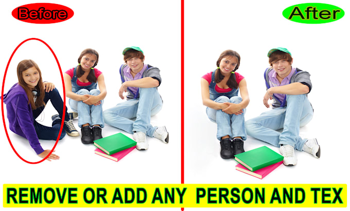 Remove or add a person, text, logo, background or any object by ...