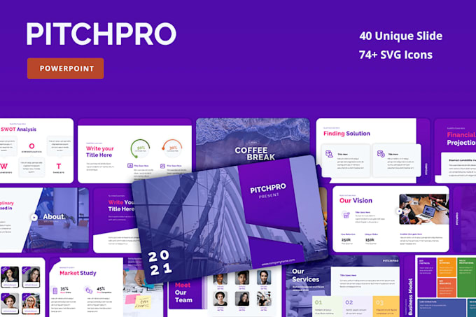 Create powerpoint presentation design pitch deck redesign canva or google slides by Eric_os1 ...