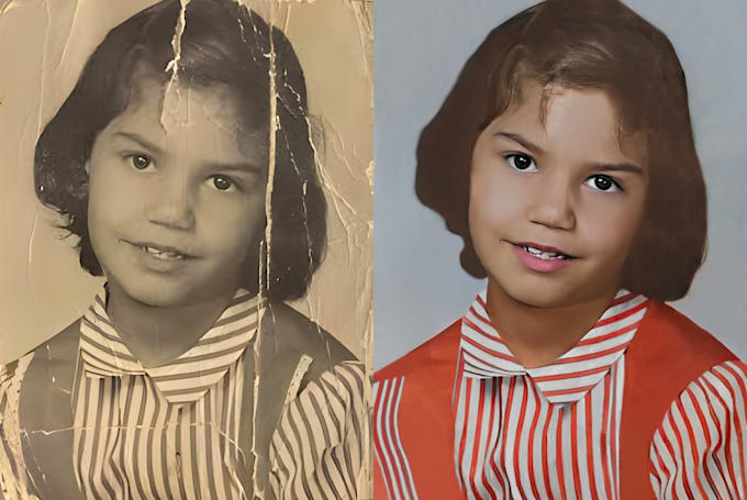 Do restore and colorize old photos by Ionoko | Fiverr