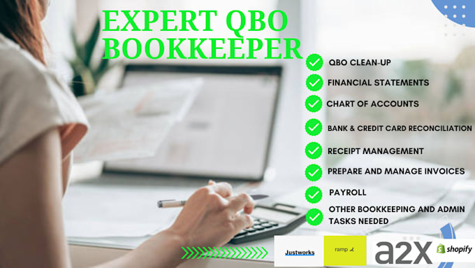 Do bookkeeping, payroll using qbo by Nerisa_neri | Fiverr