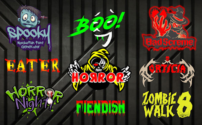 Create horror, mascot, custom, metal, scary logo for you by Zoey ...
