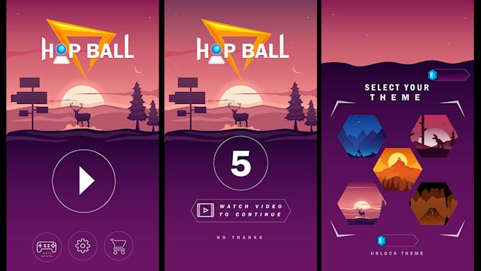 Graphic and 2d mobile game ui for you by Sabihshah748 | Fiverr
