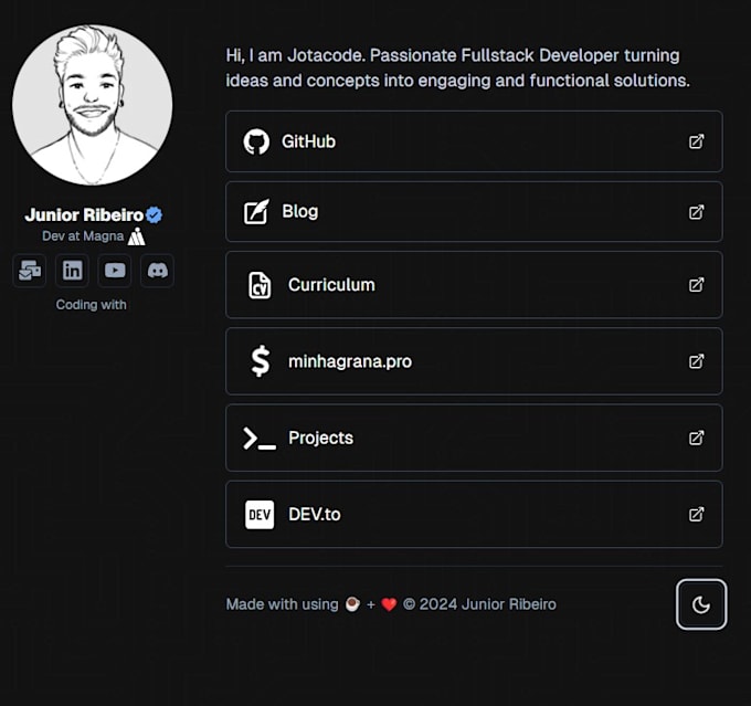 Create a custom linktree your style your links by Jotachannel | Fiverr