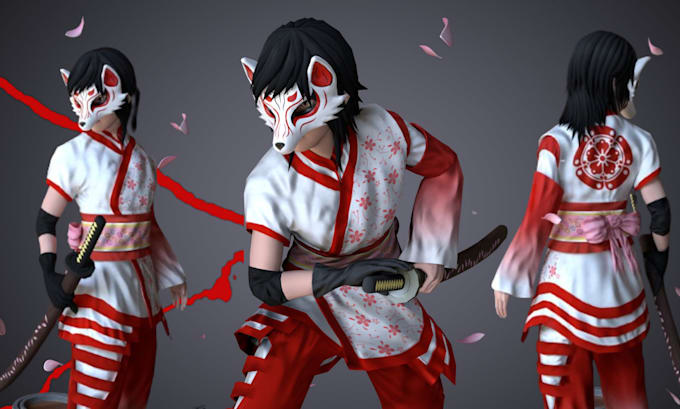 Model custom metahuman game character, unity game character, 3d vtuber ...