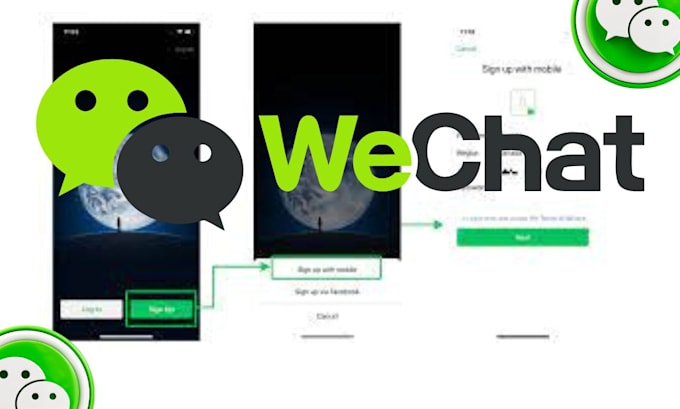 Create an official wechat account for your company and activation by Nanettewesterma | Fiverr