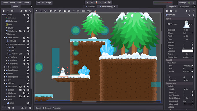 Develop 2d games for mobile, pc and web using godot, godot game, godot by Fredy_hd | Fiverr