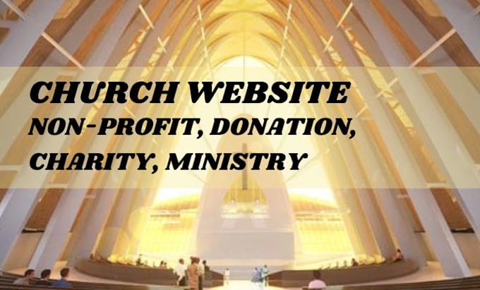 Design church nonprofit, donation, charity, ministry website by ...