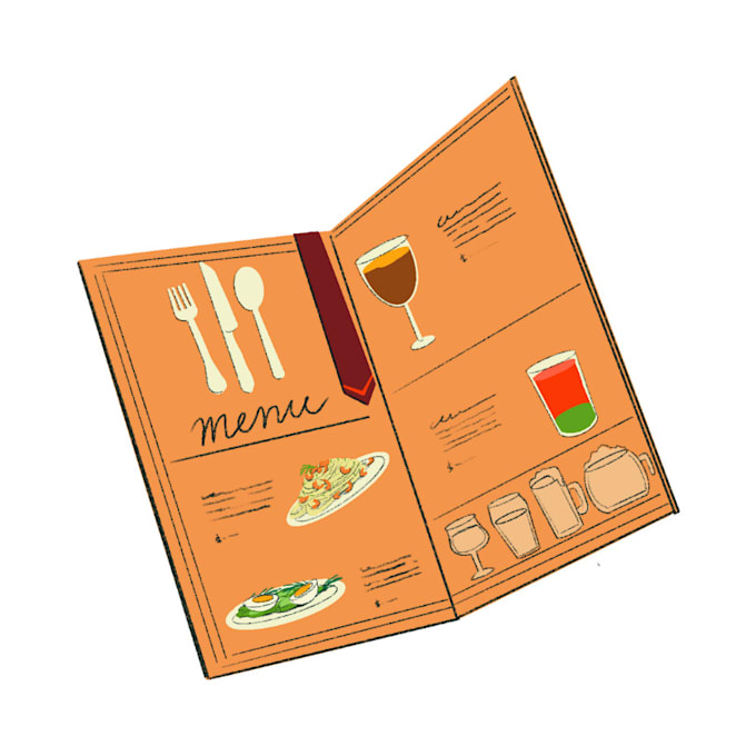 Design menus for customers by Kayley_a_w | Fiverr