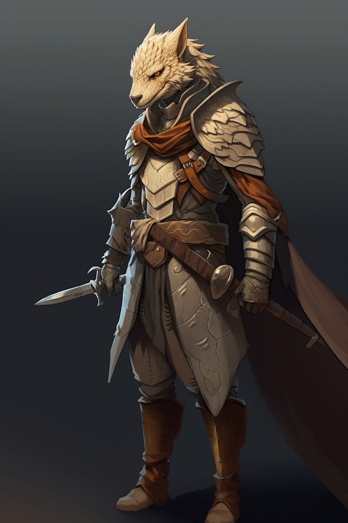 Draw your dnd character art by Barraweocs | Fiverr