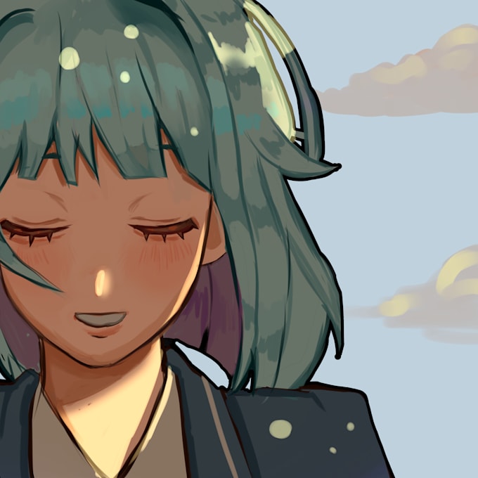 Do icon anime profiles or chibi illustration by Fossshii | Fiverr