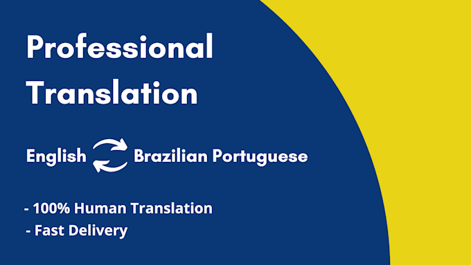 Translate english to brazilian portuguese and vice versa by ...