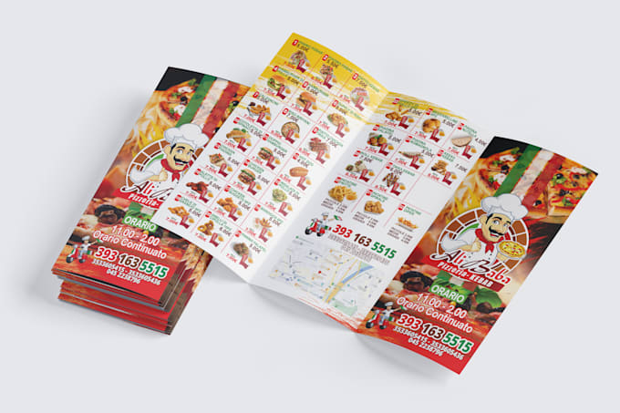 Create italian restaurant menu card by Smartgraphicne | Fiverr