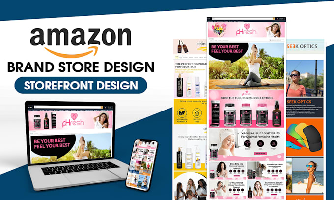 Create your amazon brand store and amazon storefront design by Ab ...