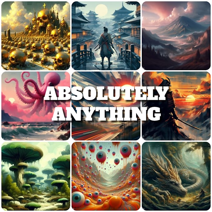 Create awesome artwork of absolutely anything by Lupinart | Fiverr