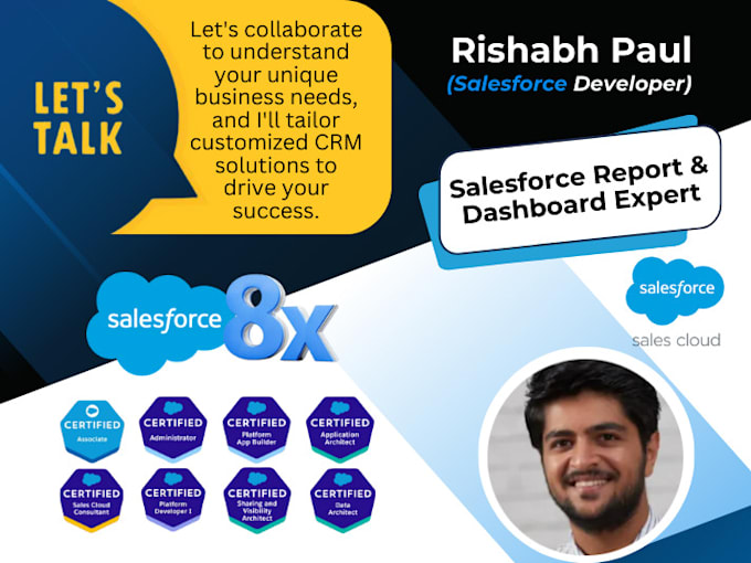 Create reports and dashboard over salesforce by Rishabh_cc | Fiverr