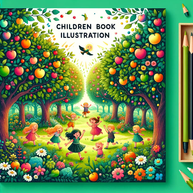 Create children book illustrations using dalle 3 ai by Carolmorgan3112 ...