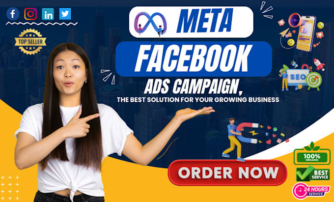 Setup and manage your meta facebook ads campaign, meta ads marketing by Antorhosen | Fiverr