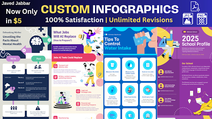 Create professional and beautiful infographics by Javed2003 | Fiverr