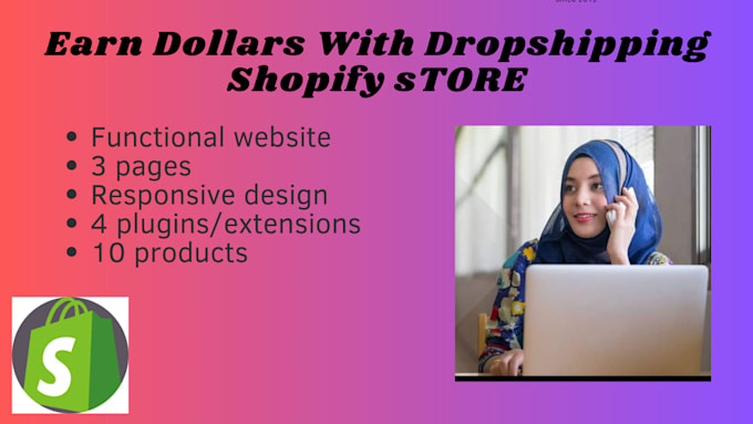 Create a beautiful dropshipping shopify website by Raniaahmad205 | Fiverr