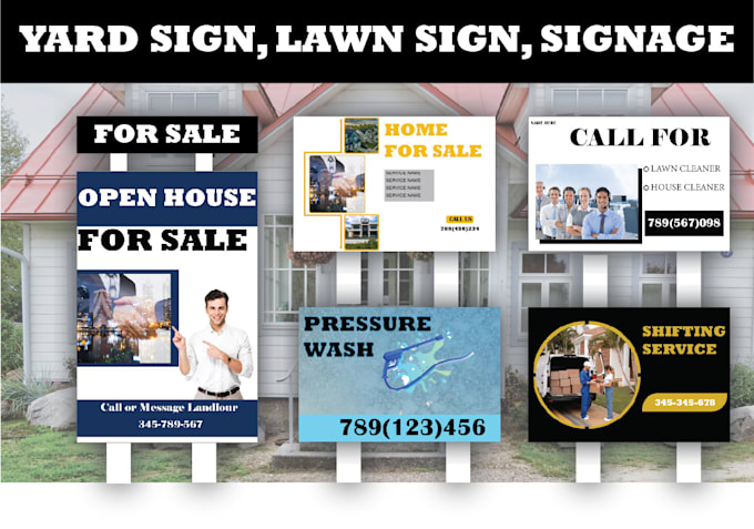 Design billboard, yard sign, signboard, lawn sign and banner by Fatema ...
