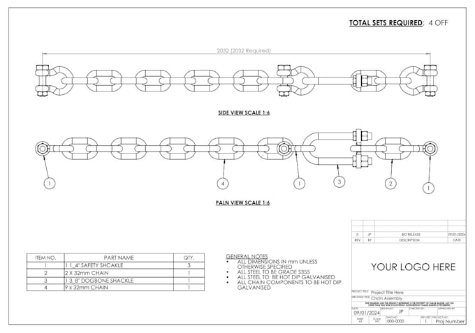 Create a technical drawing for you by Jamesengdesign | Fiverr
