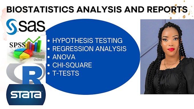 Do Biostatistics Analysis And Report Using R Sas Stata Spss By