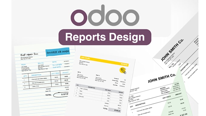 Design odoo custom reports pdf, excel, html and fix errors by Odoo ...