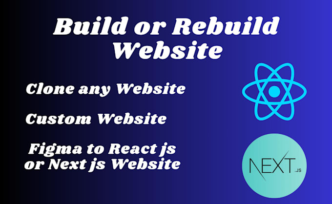 Build or rebuild website using reactjs or nextjs with typescript by Anglena_gfx | Fiverr