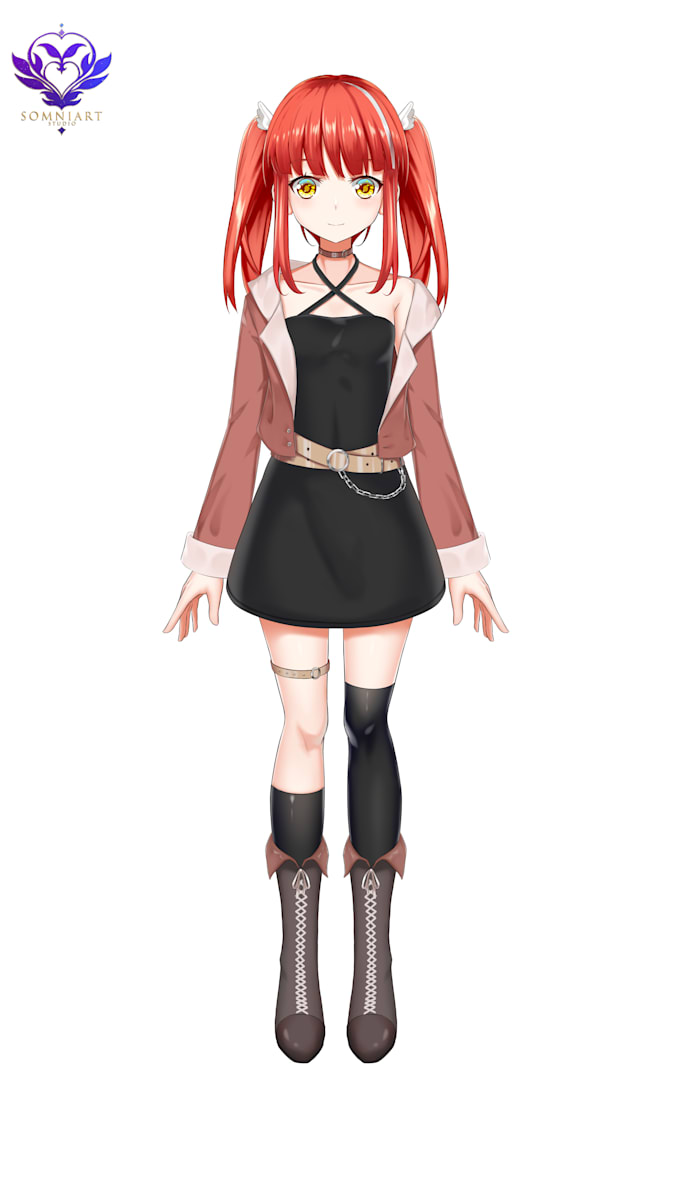 Live2d vtuber model for commercial use girl dolphin vtuber ready to use ...