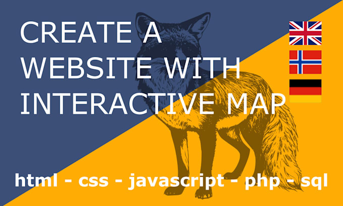 Create a website with an interactive map by Torbjornwebdev | Fiverr