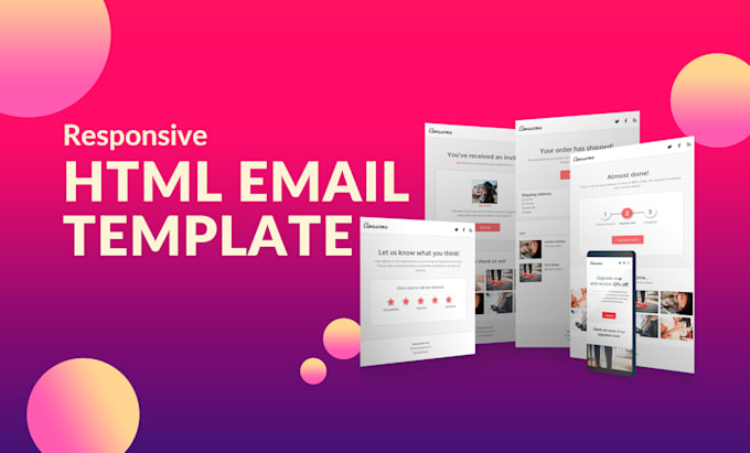 Convert figma, psd, pdf, png, to html email template by Awais_mehnga ...