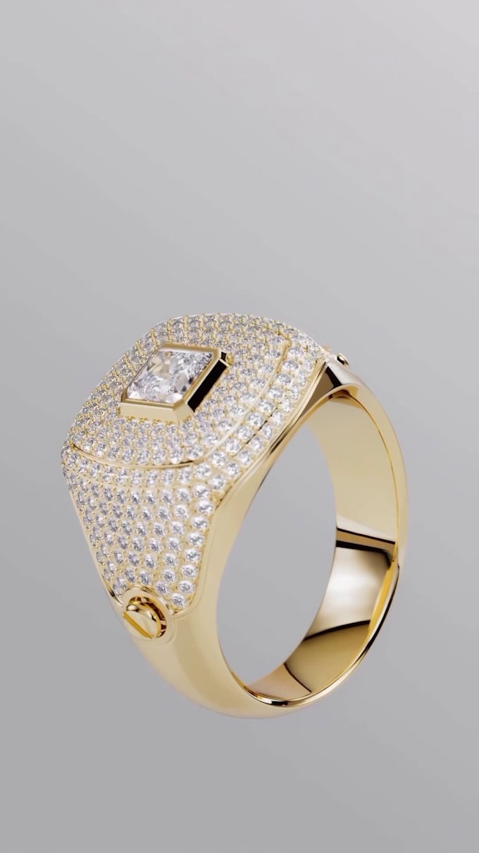 Create 3d jewelry animation 3d jewelry cad design jewelry video ads 3d ...