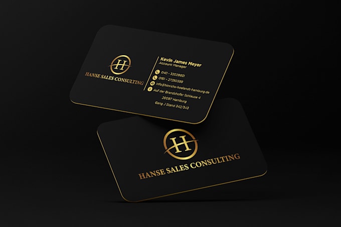 Design a luxury logo and visiting card or business card with qr code by ...