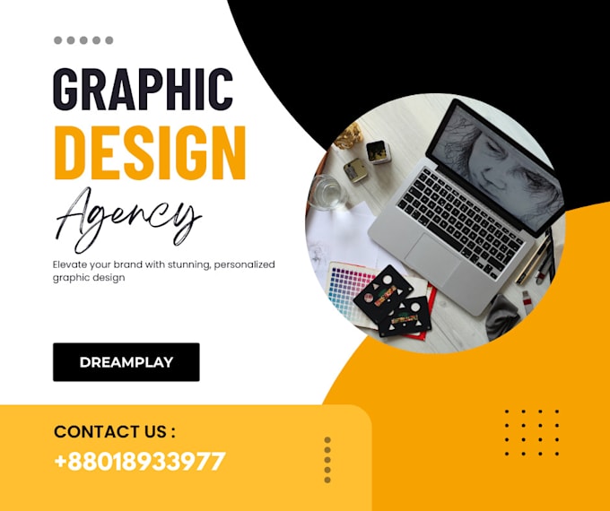 Graphic design services transforming ideas into visually stunning realities by Jrsamid | Fiverr