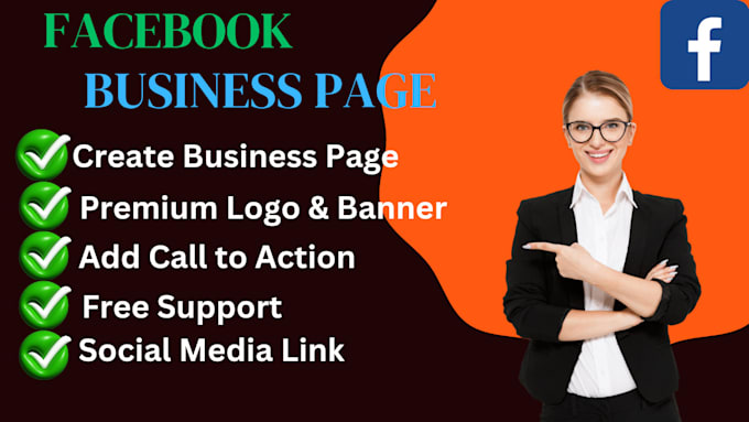 Create facebook business page setup,logo and banner by Shiulys | Fiverr