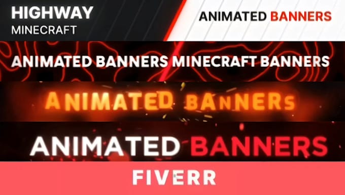 Do animated minecraft banners, gifs, animated fivem banners