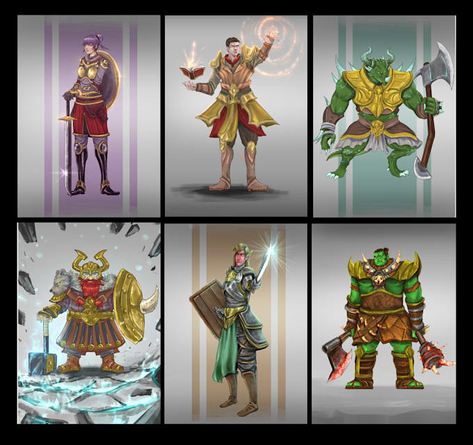 Draw fantasy illustration, dnd, oc, or fanart by Studiostrix | Fiverr