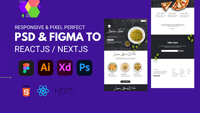 Convert Figma Ui To Reactjs Nextjs Typescript Website By Tehseen011