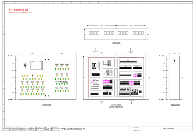 Design plc electrical panel with control and layout by Pavif1 | Fiverr