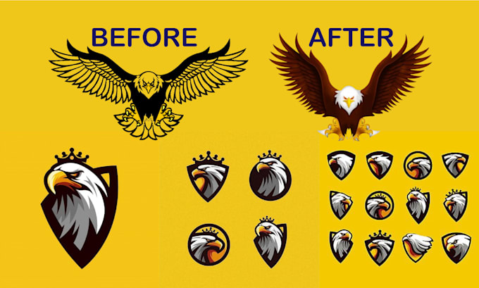 Design redesign, remake, revamp, redraw, modify, vectorize logo by Tariqkhan95 | Fiverr