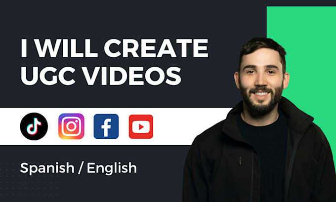 Produce ugc videos as your male spokesperson by Alejms_ugc | Fiverr