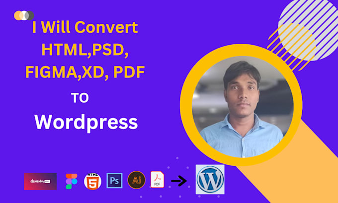 Convert html to wordpress website by Shamimtpi | Fiverr