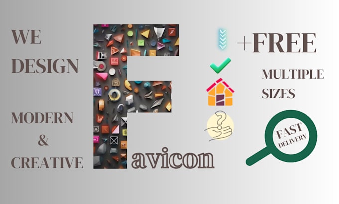 Create modern favicon for your website by Abproject00 | Fiverr