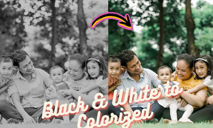 Change your black and white pics into colorized pictures, colorizephoto by Only_business9 | Fiverr