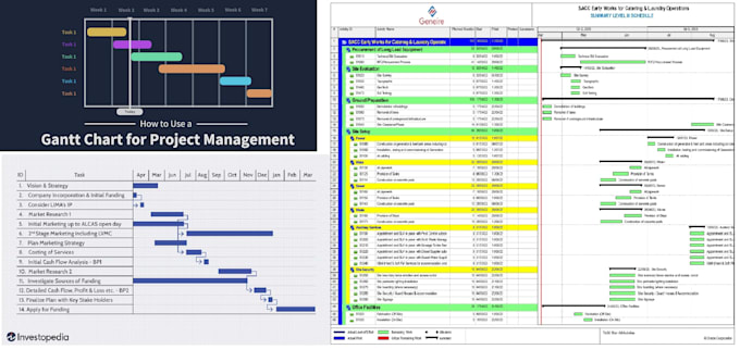 Do management assignments using microsoft project and make gantt chart by Rizwantalib006 | Fiverr